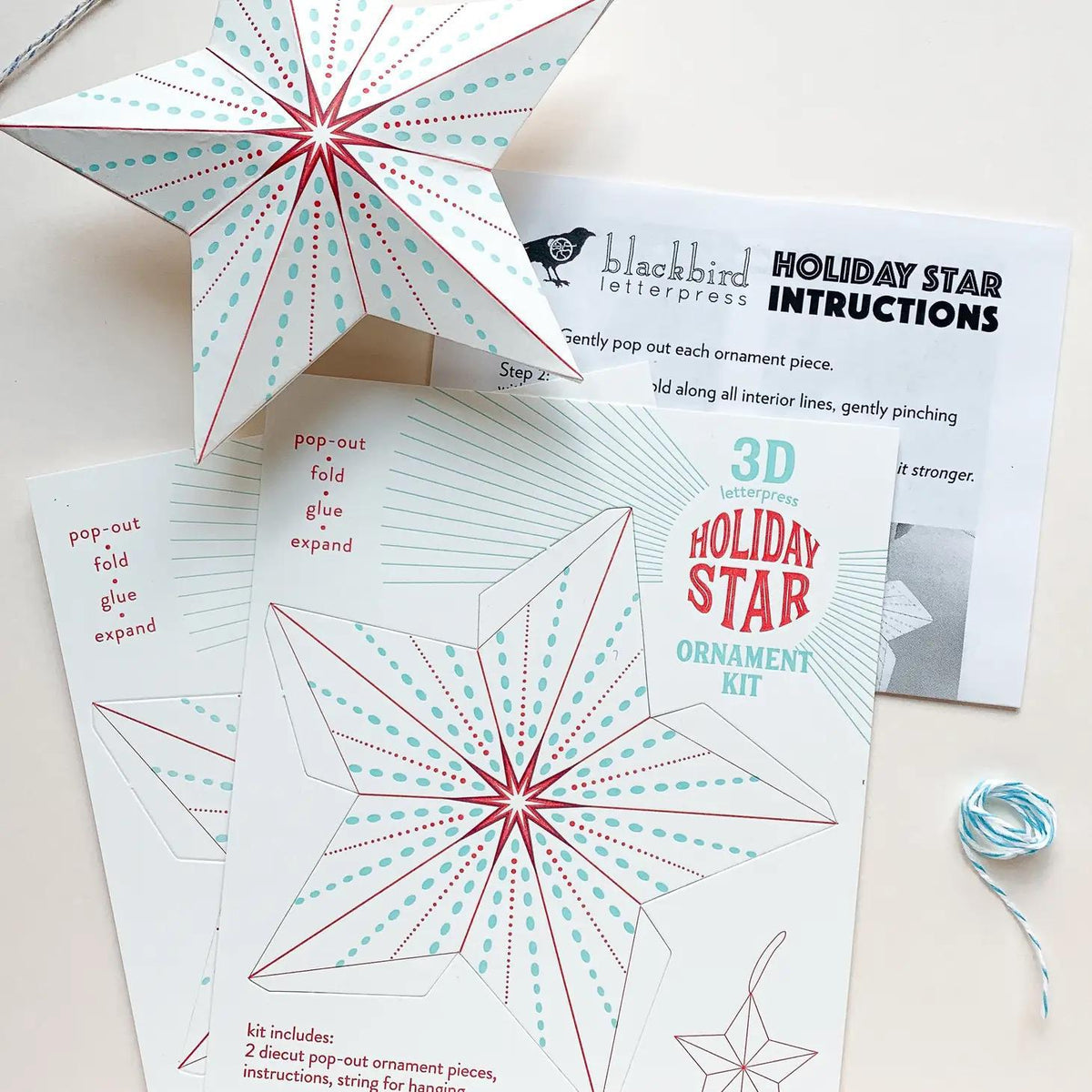 Cardboard Star Ornament Kit – Bolt & Spool