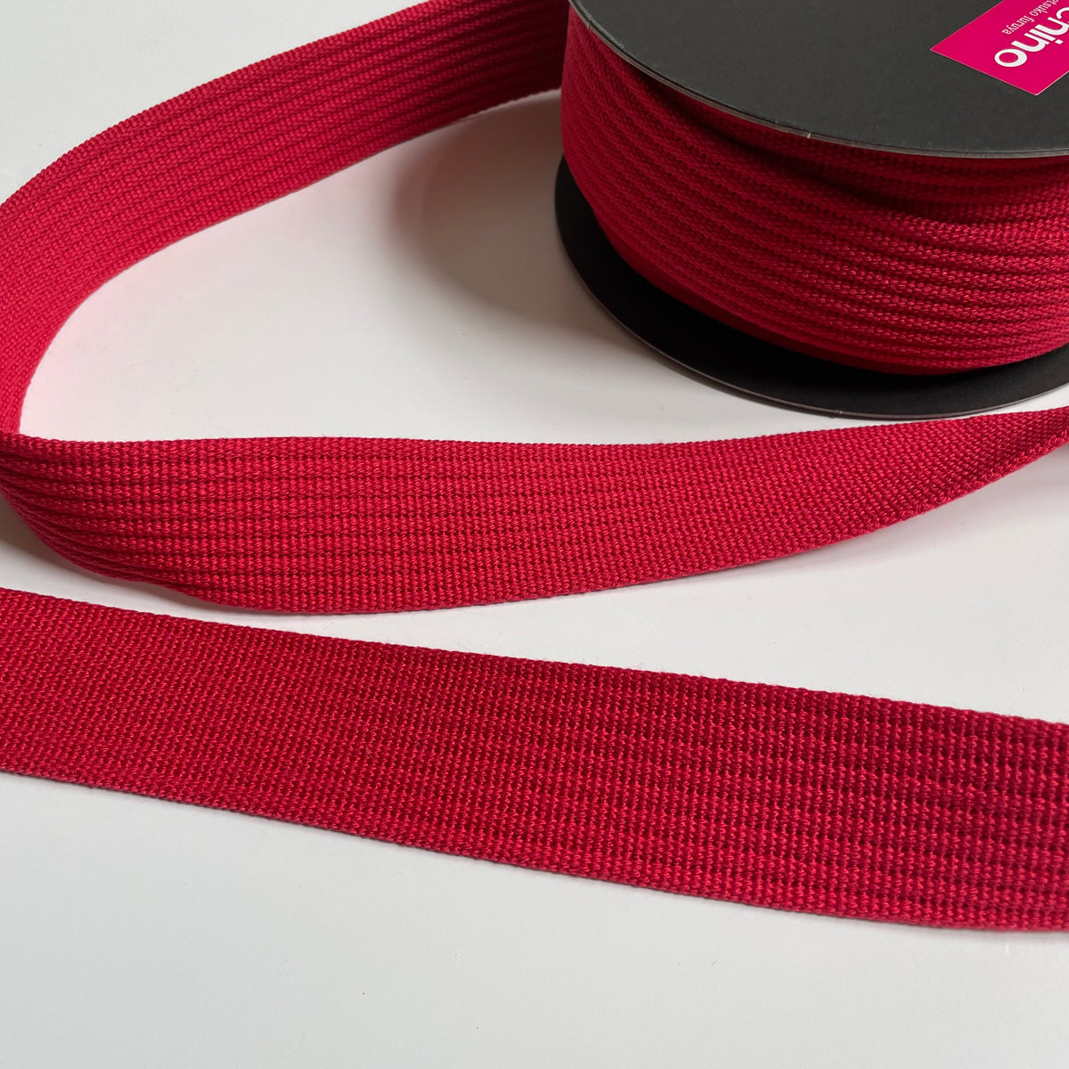 Kokka Webbing - Red – Bolt & Spool