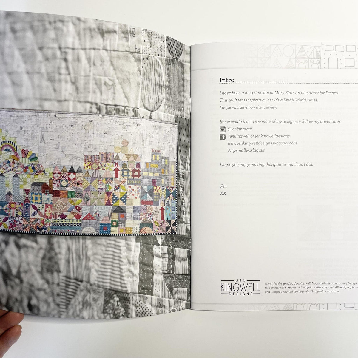 Jen Kingwell : My Small World Quilt Pattern Booklet – Bolt & Spool