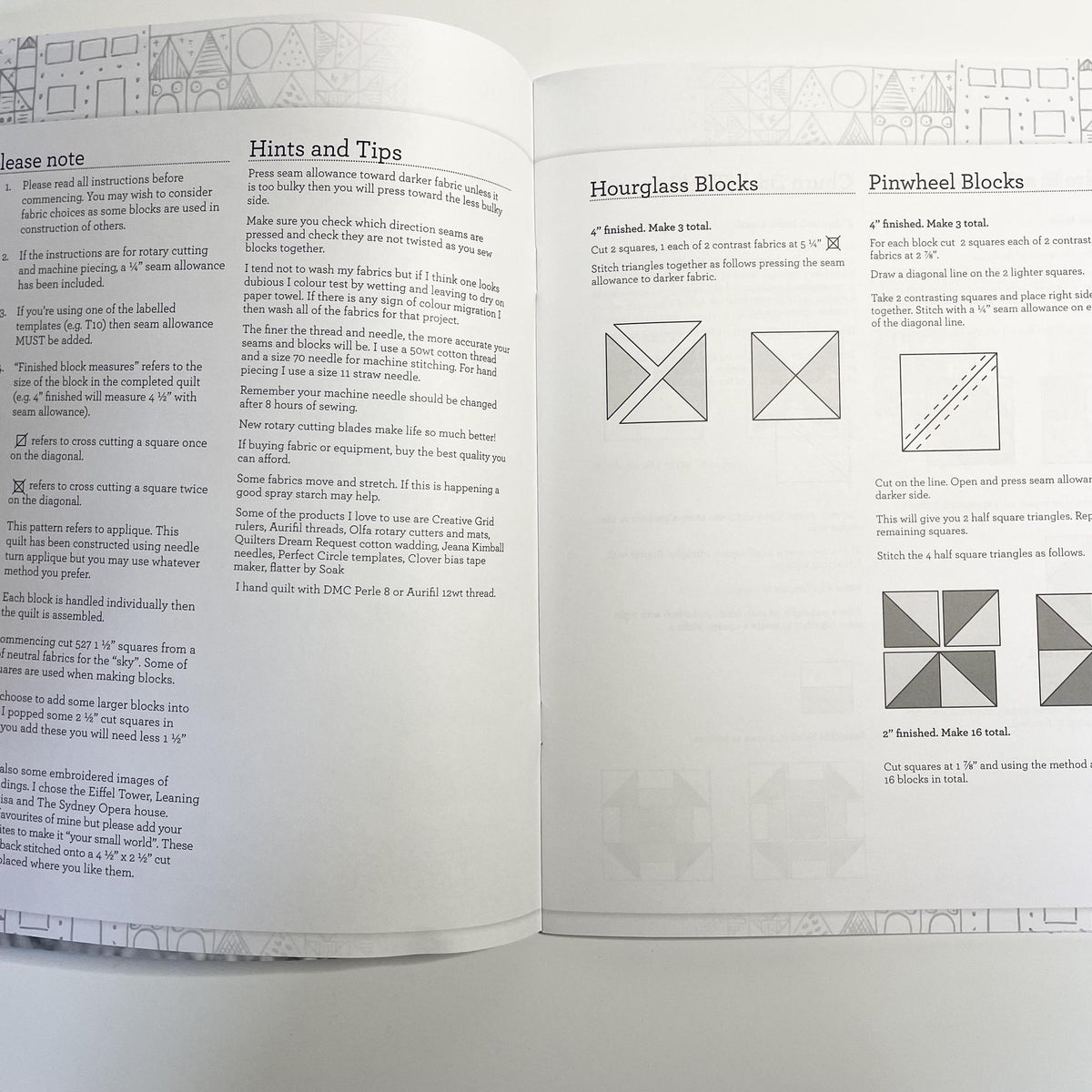 Jen Kingwell : My Small World Quilt Pattern Booklet – Bolt & Spool