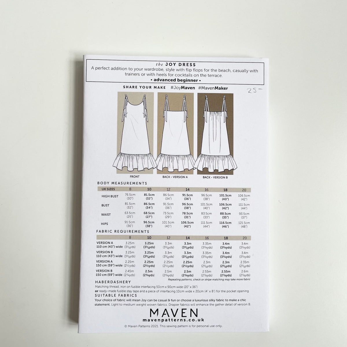 The Joy Dress by Maven – Bolt & Spool